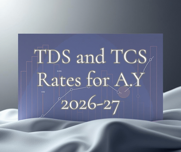Updated TDS & TCS Rates Chart for A.Y. 2026–27 – Smart, Simple & Spot ...