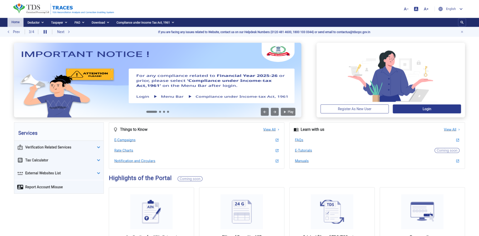 Breaking: TRACES Portal Revamped (2026)
